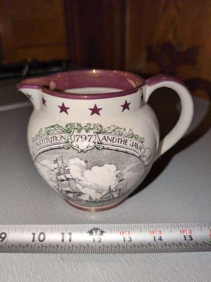 (L) VINTAGE OLD CASTLE MILK PITCHER - Isabell Auction
