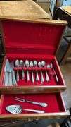 RODGERS AND SONS FLATWARE WITH CASE - Isabell Auction
