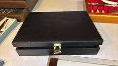 23 KARAT GOLD ELECTROPLATED TABLEWARE SET WITH CASE - Isabell Auction