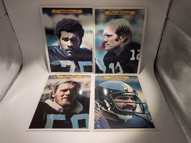 (4) LARGE TOPPS SPORTS CARDS - Isabell Auction