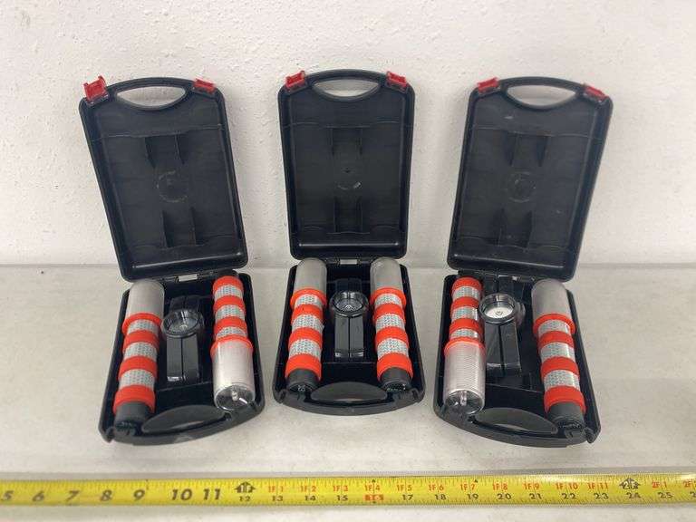 (3) TWINKLE STAR EMERGENCY ROADSIDE LED FLARE KIT - Isabell Auction