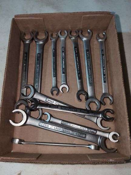 (G) ASST'D CRAFTSMAN LINE WRENCHES (SAE & METRIC) - Isabell Auction