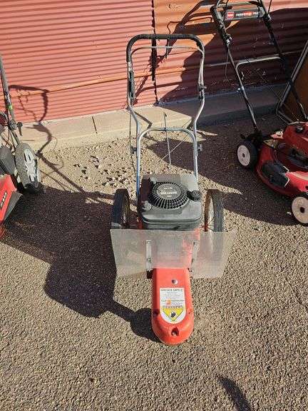 (OB) WALK BEHIND WEED WACKER (ENGINE IS FREE, UNTESTED) - Isabell Auction