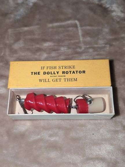 (BASE) VINTAGE DOLLY ROTATOR LURE WITH PKG. - Isabell Auction