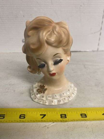 5” NAPCO CERAMIC HEAD VASE - Isabell Auction
