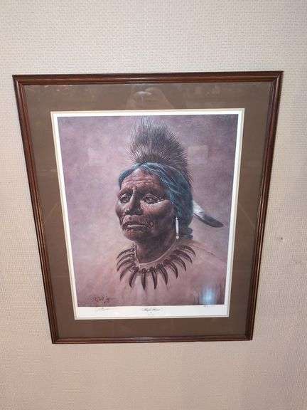 (DEN) "HIGH BEAR" BY TED LONG SIGNED & NUMBERED (383/1600) PRINT IN ...