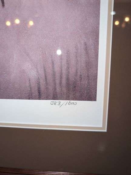 (DEN) "HIGH BEAR" BY TED LONG SIGNED & NUMBERED (383/1600) PRINT IN ...