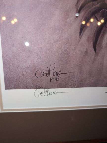 (DEN) "HIGH BEAR" BY TED LONG SIGNED & NUMBERED (383/1600) PRINT IN ...