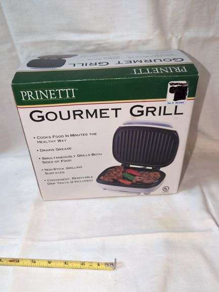 (K) PRINETTI GOURMET ELEC. GRILL - Isabell Auction