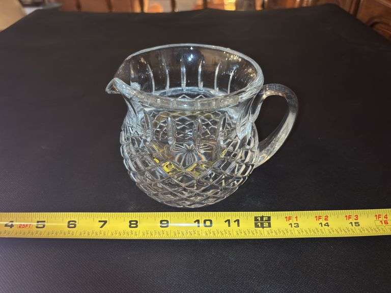 (DR) 5”T LEAD CRYSTAL WATER PITCHER - Isabell Auction