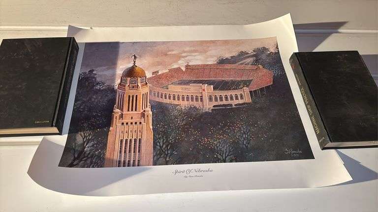 (UP) SPIRIT OF NEBRASKA BY GENE RONCKA MEMORIAL STADIUM PRINT - Isabell ...