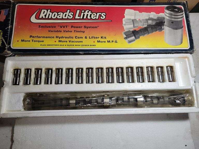 RHOADS LIFTERS, HYDRAULIC CAM & LIFTER KIT - Isabell Auction
