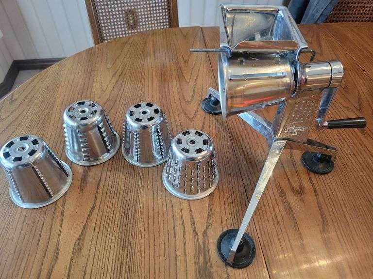 SALADMASTER FOOD PROCESSOR W/ ROTOR SLICER SHREDDER (4 CONES) - Isabell ...