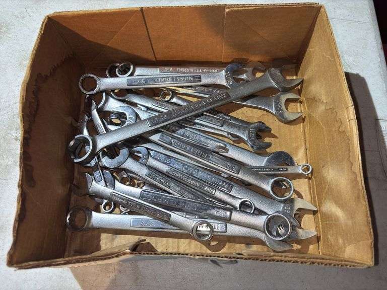 ASSORTED CRAFTSMAN COMBINATION WRENCHES - Isabell Auction