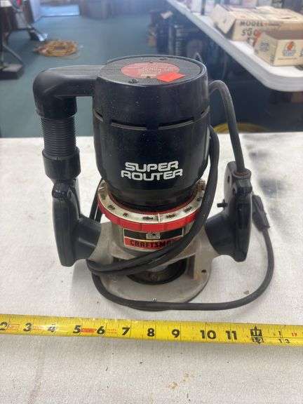 DOUBLE INSULATED CRAFTSMAN SUPER ROUTER (WORKS) - Isabell Auction