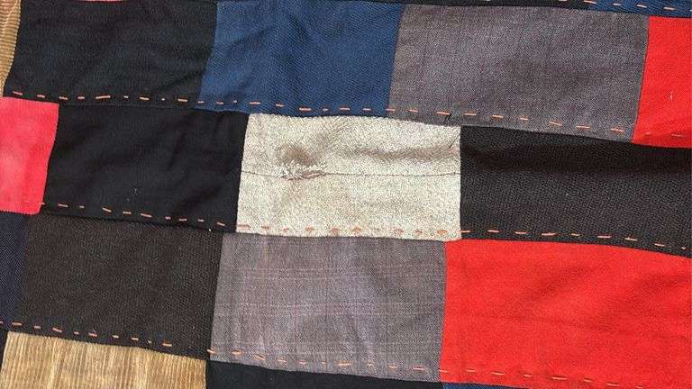 (BASE) 67” X 77” QUILT ( SMALL RIPS) - Isabell Auction