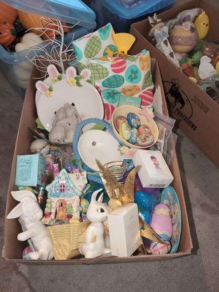 (G) LOT OF ASST'D EASTER DECORATIONS - Isabell Auction