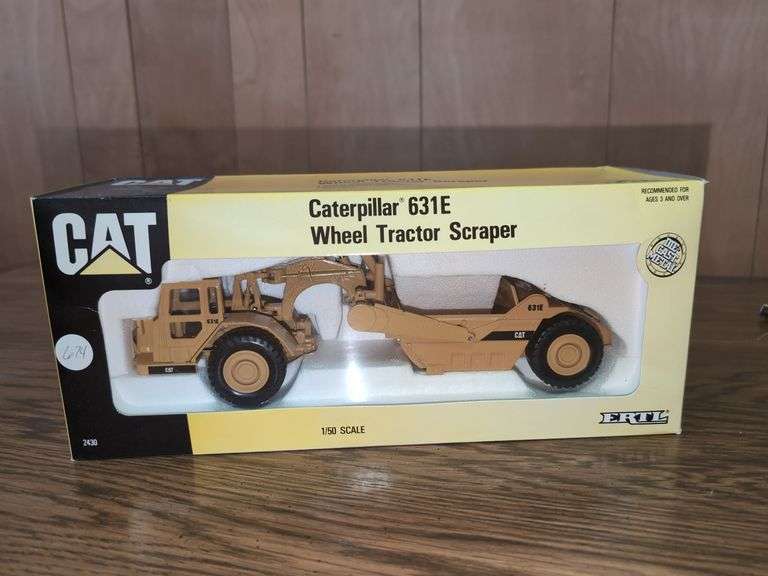 (O) 1/50 SCALE DIECAST CATERPILLAR 631E WHEEL TRACTOR SCRAPER - Isabell ...