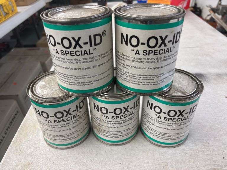 5-CT. 1-PINT CANS OF NO-OX-ID - Isabell Auction
