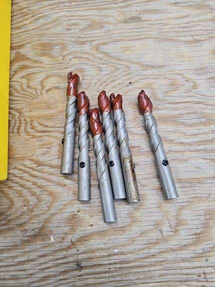 6 CT. MORRIS 1/2 RH BITS 7/32 SHAFT - Isabell Auction