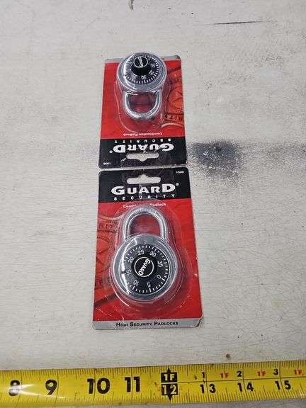 PAIR OF GUARD COMBINATION LOCKS - Isabell Auction