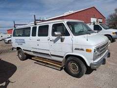 1995 CHEVROLET SPORTVAN G30 CONTRACTOR VAN WITH LADDER RACK (ODO ...