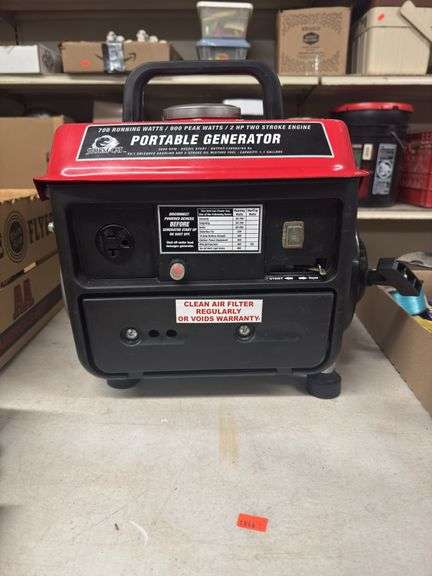 700 RUNNING WATTS/900 PEAK WATTS/2 HP TWO STROKE ENGINE STORM CAT ...