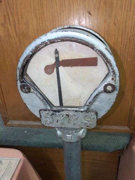 ANTIQUE US & S CO. 5779 WAYSIDE TRACK INDICATOR ON POLE/BASE 48" TALL ...