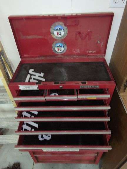 (S) 2-PC. ROLL AROUND TOOL BOX WITH TOP COMPARTMENT - Isabell Auction