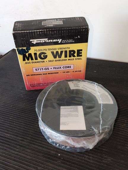 (S) 10-LB. ROLL .035 SELF-SHIELDED MILD STEEL FLUX CORE MIG WIRE ...