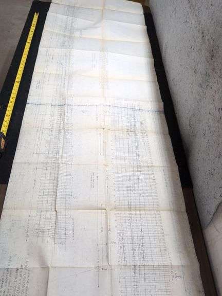 1969 UNION PACIFIC NO.20 TURNOUT LAYOUT PLAN - Isabell Auction
