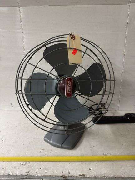 VINTAGE FASCO FAN (WORKS) - Isabell Auction