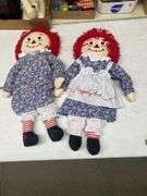 (2) RAGGEDY ANN DOLLS - Isabell Auction