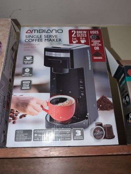 (MR) AMBIANO SINGLE SERVE COFFEE MAKER - Isabell Auction