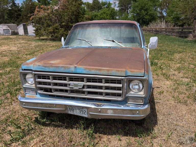(OUT) 1977 CHEVROLET BONANZA 10 PICKUP (NON-RUNNING, HAS TITLE) (ODO ...