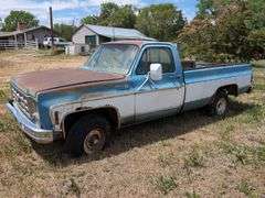 (OUT) 1977 CHEVROLET BONANZA 10 PICKUP (NON-RUNNING, HAS TITLE) (ODO ...