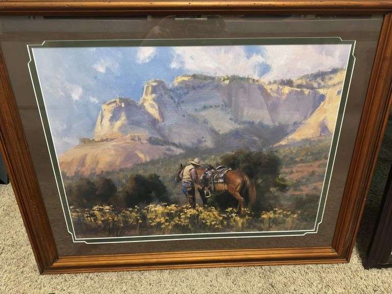 (LB) HIGH COUNTRY DRIFTER BY TOM HAAS 32”X26” - Isabell Auction