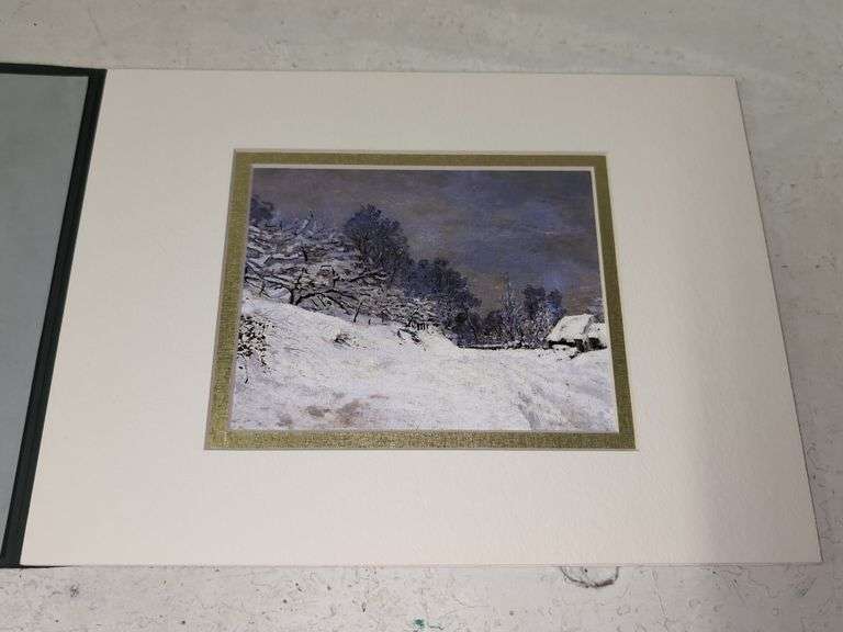 "NEAR HONFLEUR, SNOW" BY CLAUDE MONET (GEORGE REINMILLER COLLECTION ...