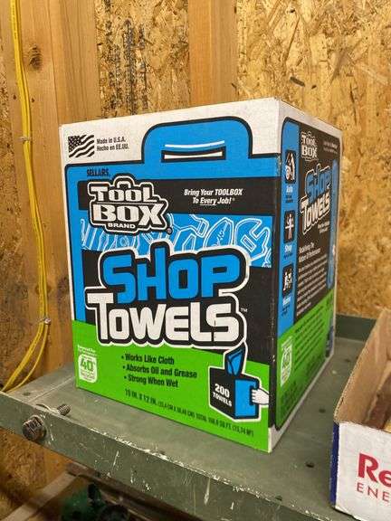 (SS) TOOL BOX SHOP TOWELS - Isabell Auction