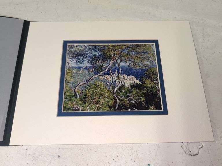 "BORDIGHERA" BY CLAUDE MONET (GEORGE REINMILLER COLLECTION) MATTED ...