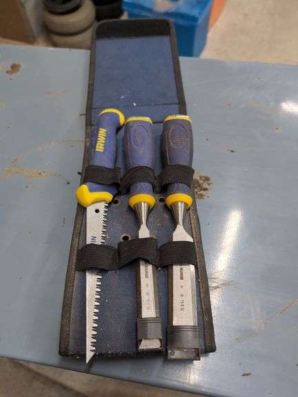 (EG) IRWIN CHISEL/SAW SET - Isabell Auction
