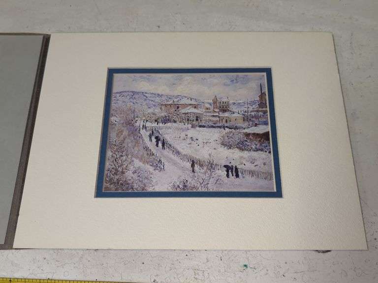 "VIEW OF ARGENTEUIL, SNOW" BU CLAUDE MONET (GEORGE REINMILLER ...