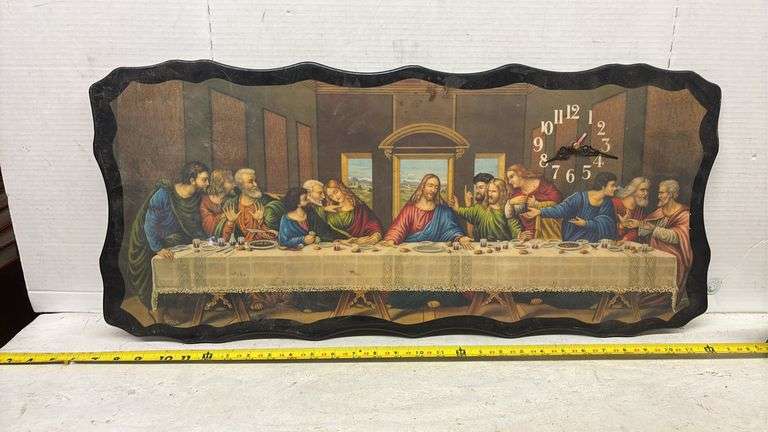 LAST SUPPER WALL CLOCK - Isabell Auction