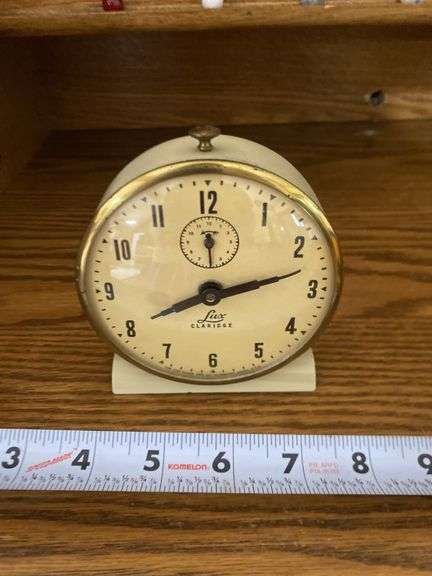 (LR) 5” LIX CLARIDGE CLOCK - Isabell Auction