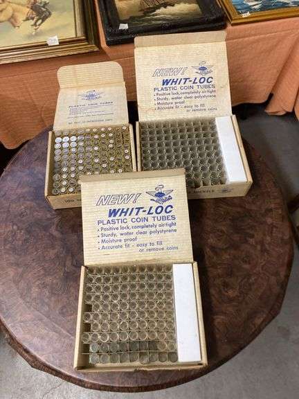 WHIT-LOC COIN TUBES - Isabell Auction