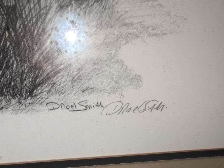 SIGNED "THE MASTER" BY D. NOEL SMITH PRINT IN FRAME (20" X 24") (354/ ...