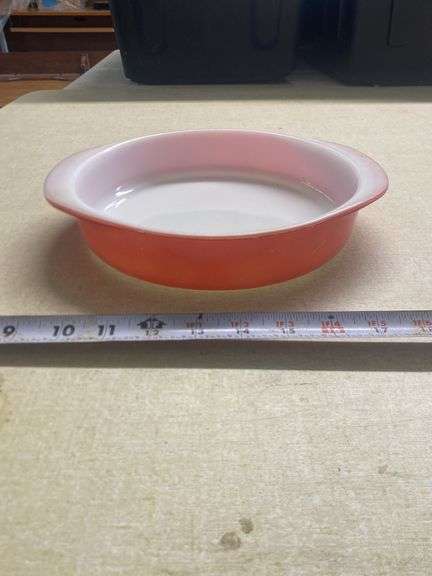 10” PYREX PINK CASSEROLE DISH - Isabell Auction
