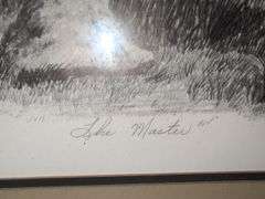 SIGNED "THE MASTER" BY D. NOEL SMITH PRINT IN FRAME (20" X 24") (354/ ...