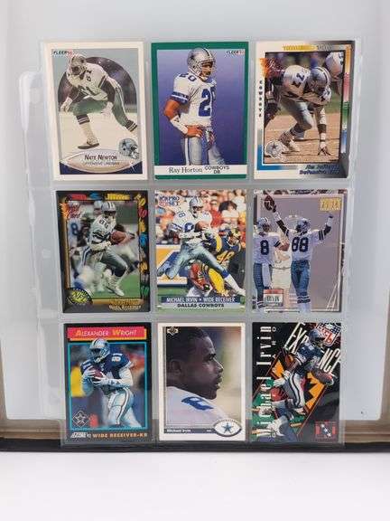 (9) ASST'D DALLAS COWBOYS FOOTBALL CARDS - Isabell Auction