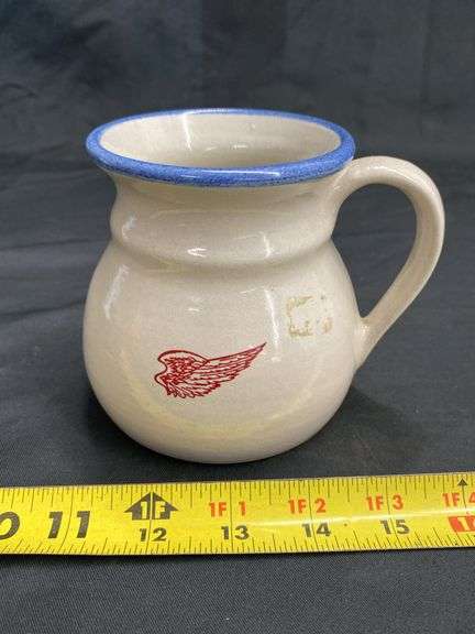 RED WING STONEWARE CREAMER PITCHER - Isabell Auction